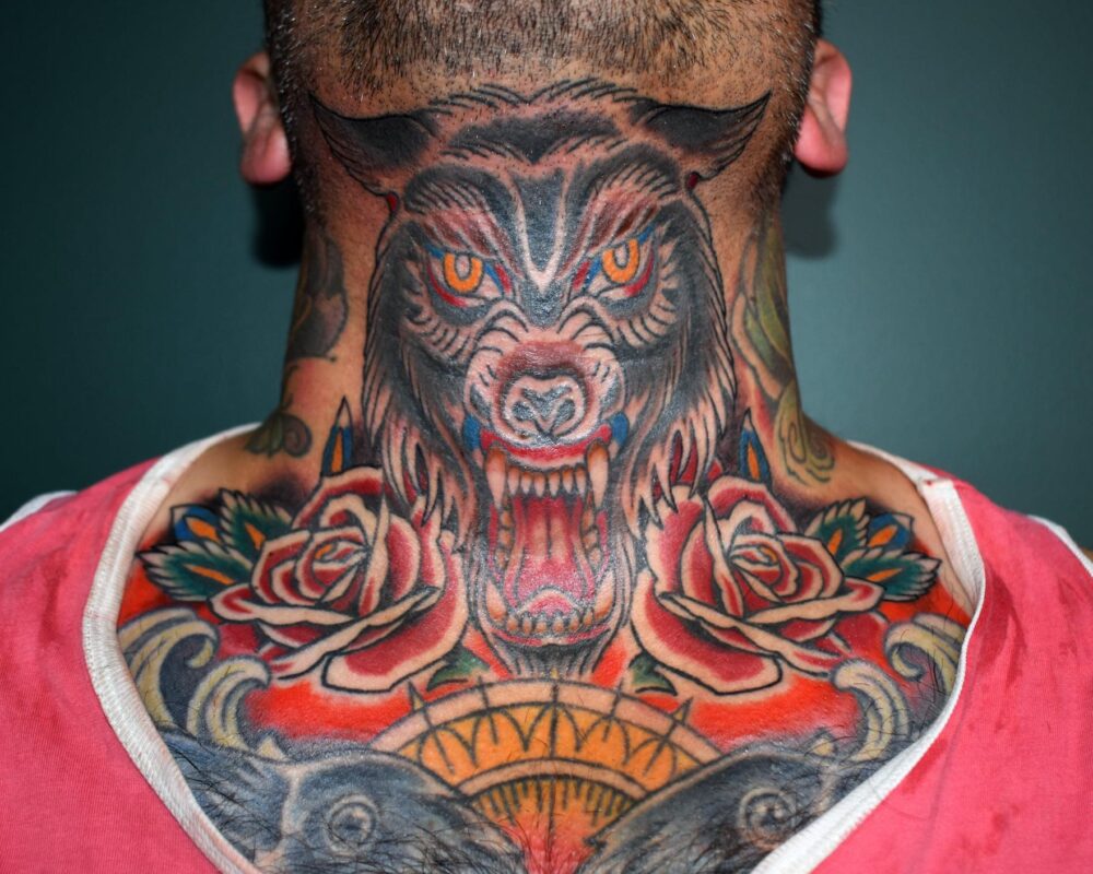 The Most Artistic Neo Traditional Wolf Tattoo Collection